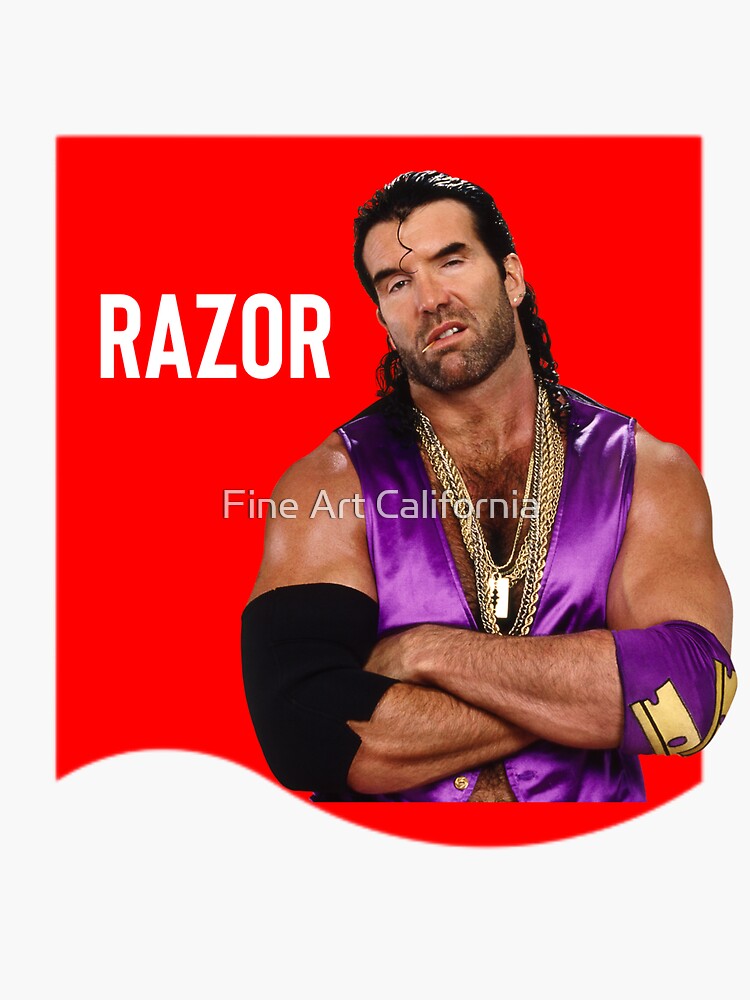 "Razor Ramon" Sticker by sourav1993 | Redbubble