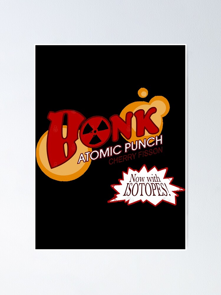 "Bonk Atomic Punch OFFICIAL (RED) " Poster for Sale by BrettGr1556814 | Redbubble