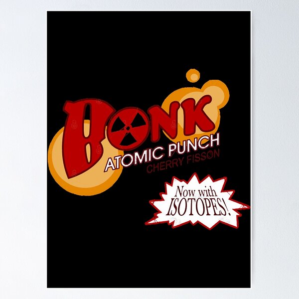 "Bonk Atomic Punch OFFICIAL (RED) " Poster for Sale by BrettGr1556814 ...
