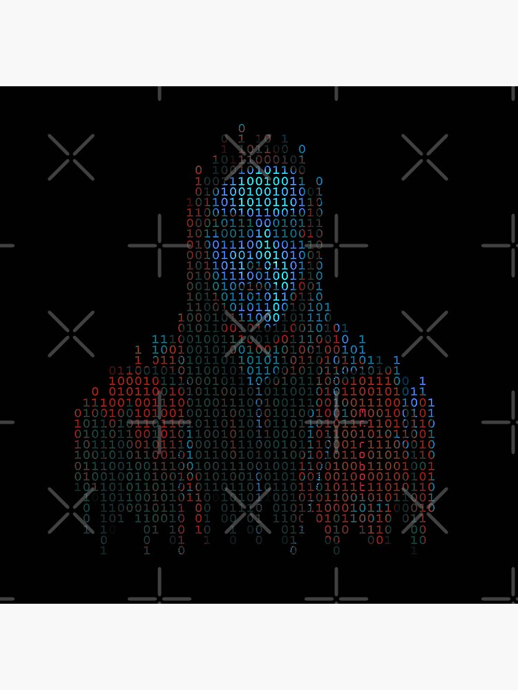 "Mr. Robot in Digital Binary Numbers hacking" Art Print for Sale by it ...
