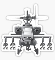 Apache Helicopter Stickers | Redbubble