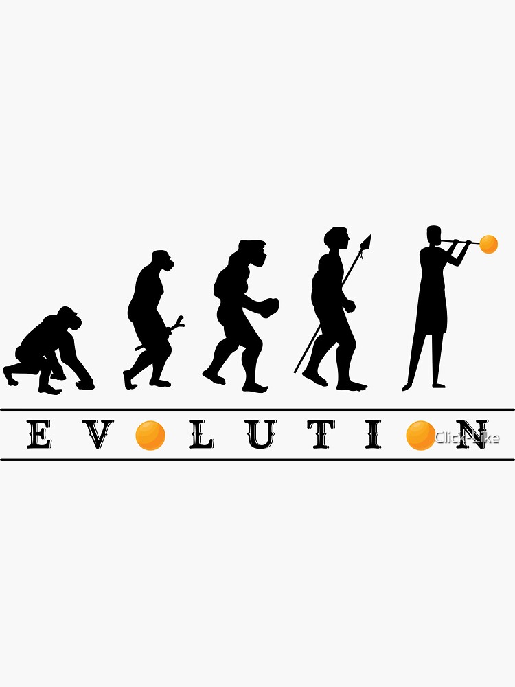 "Glassblower Evolution" Sticker for Sale by Click-Like | Redbubble
