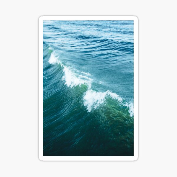 "Waves of the Indian Ocean" Sticker by Credere | Redbubble