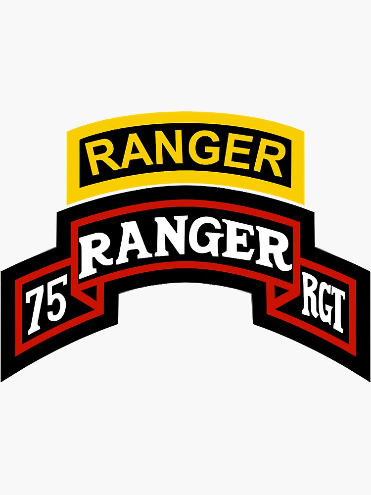 "75th Ranger Regiment with Ranger tab" Sticker for Sale by HelenSuria ...