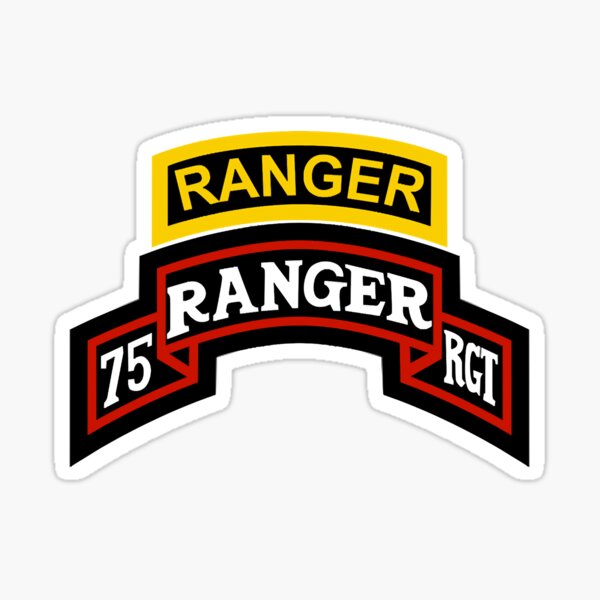 "75th Ranger Regiment with Ranger tab" Sticker for Sale by HelenSuria ...