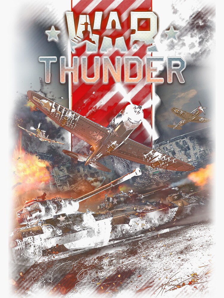 "WAR THUNDER" Sticker by Maximusest | Redbubble