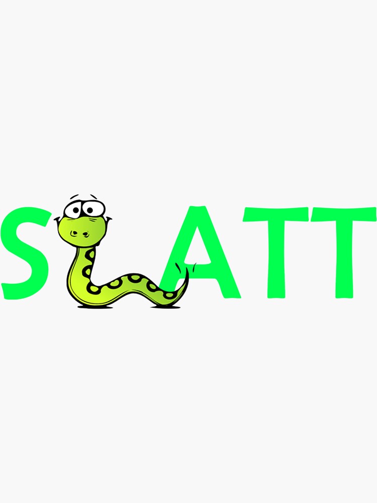 "SLATT classique" Sticker by ThoweDuia | Redbubble