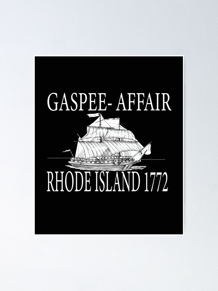 "Gaspee Affair Rhode Island 1772" Poster for Sale by ASSOUKI9 | Redbubble
