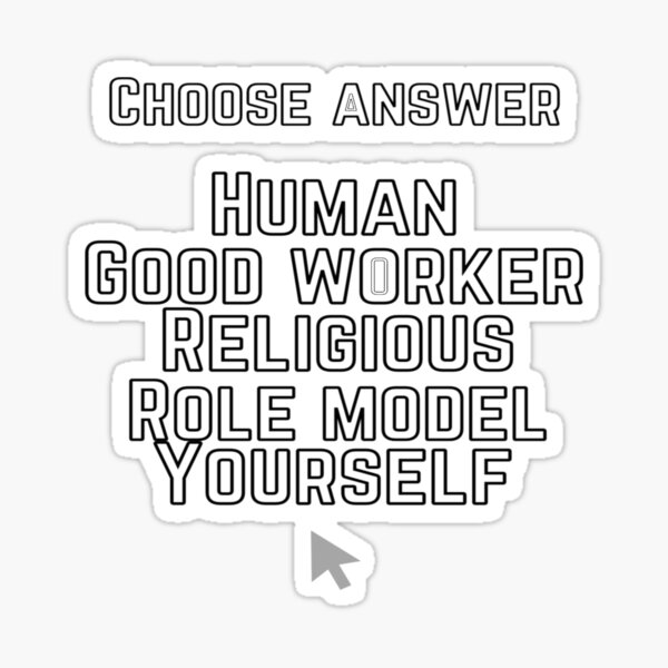 "Funny answer" Sticker for Sale by Xodin | Redbubble