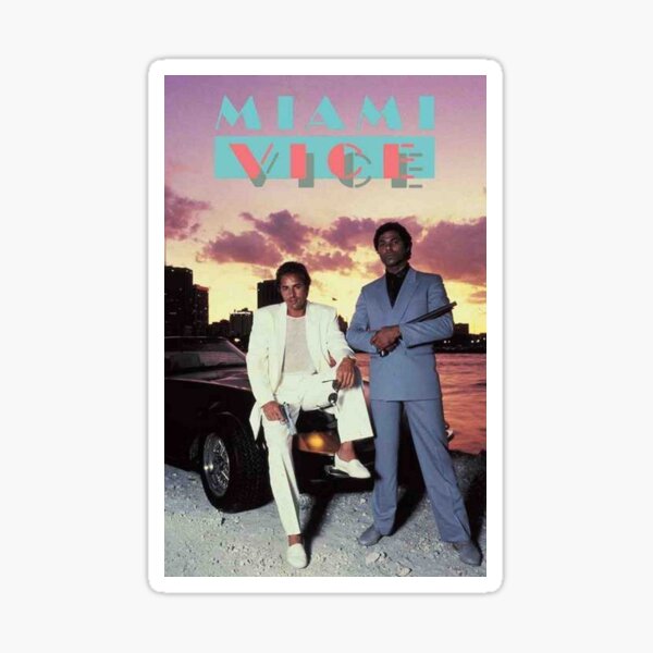 "Miami Vice" Sticker by markgomery | Redbubble