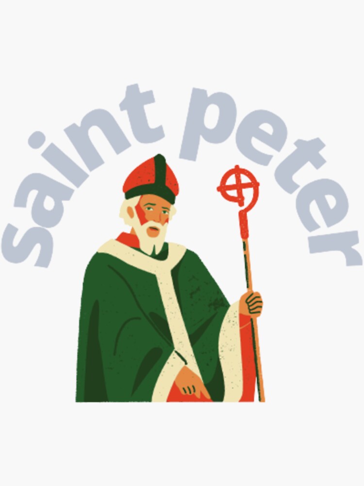 "Saint peter" Sticker by Nathan-Store | Redbubble