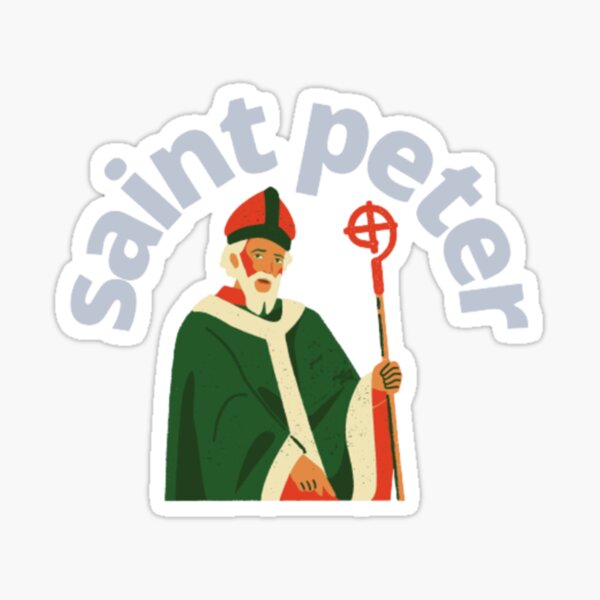 "Saint peter" Sticker by Nathan-Store | Redbubble