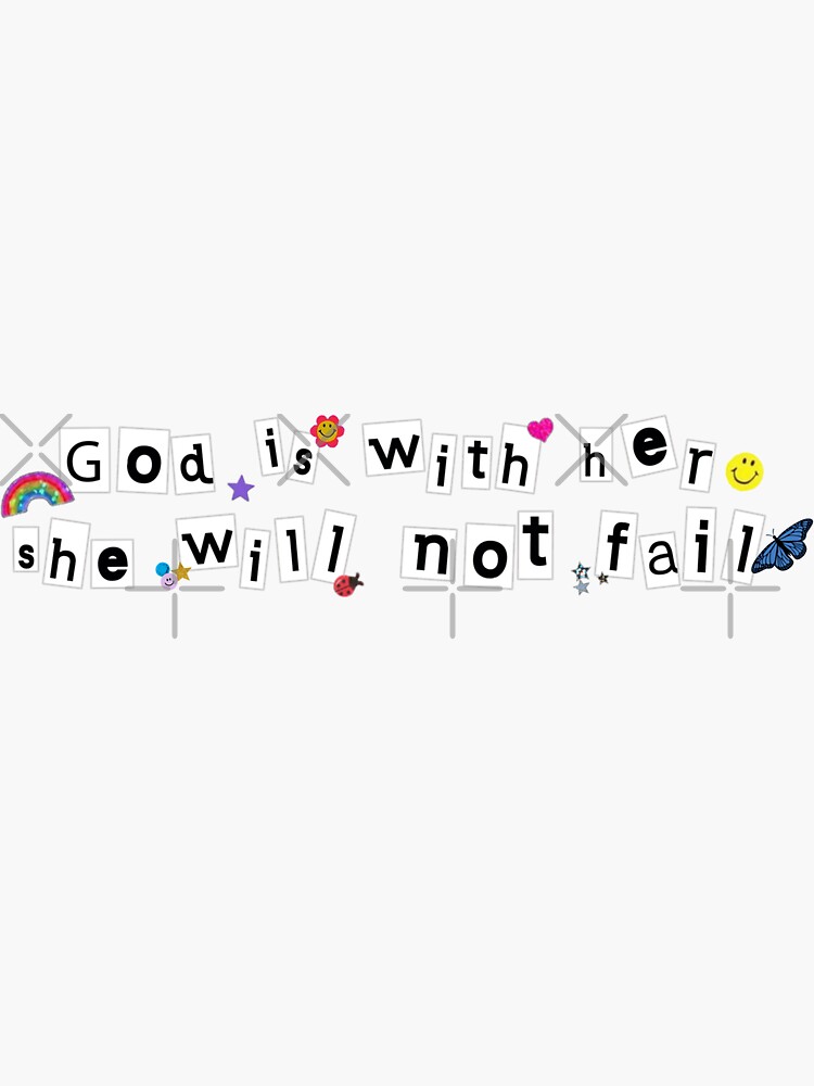 "Christian Quote "Sour Inspired"" Sticker by kaleyhoggle | Redbubble