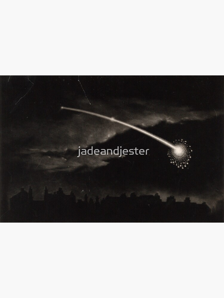 "Vintage Comet Illustration " Sticker by jadeandjester | Redbubble