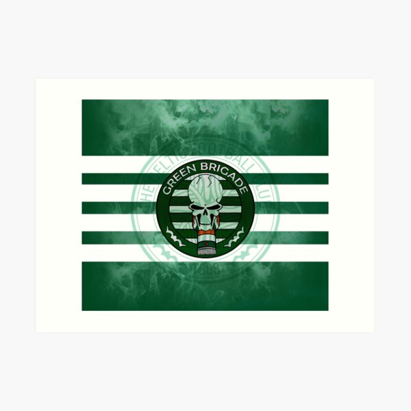 "Celtic FC -ULTRAS - Green Brigade" Art Print for Sale by ULTRASart ...