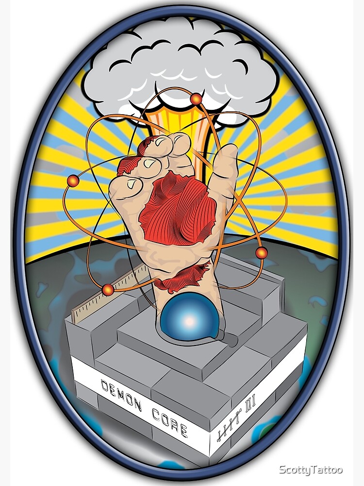 "Demon Core (Daghlian Hand)" Framed Art Print for Sale by ScottyTattoo ...