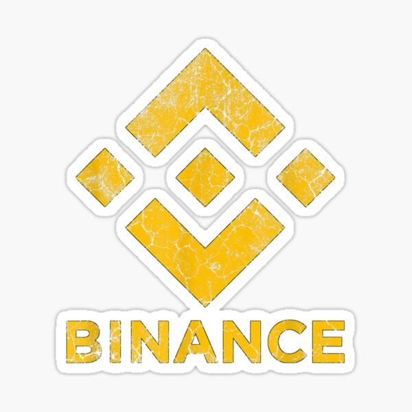 "Binance Coin cryptocurrency Binance Coin BNB" Sticker by CRYPTO-CORNER ...