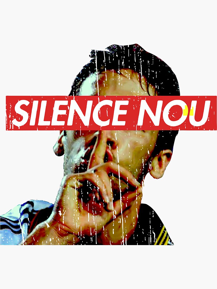 "Silence Nou" Sticker by yulisyah | Redbubble