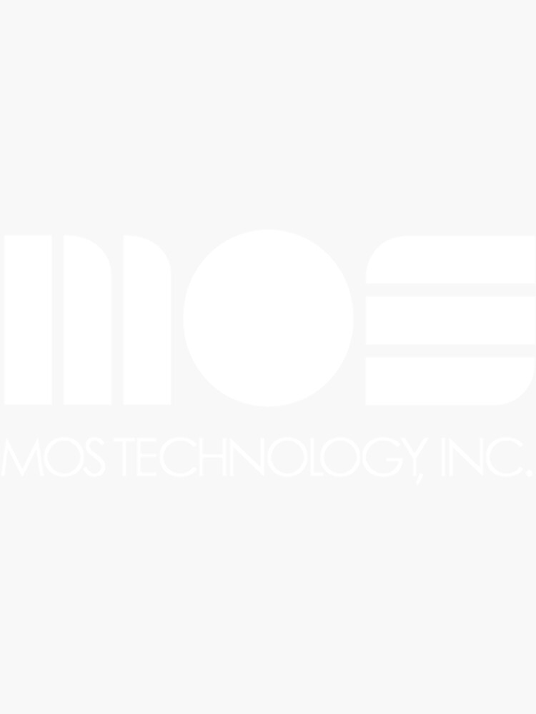 "Mos technology, inc white logo essential t shirt" Sticker by ...