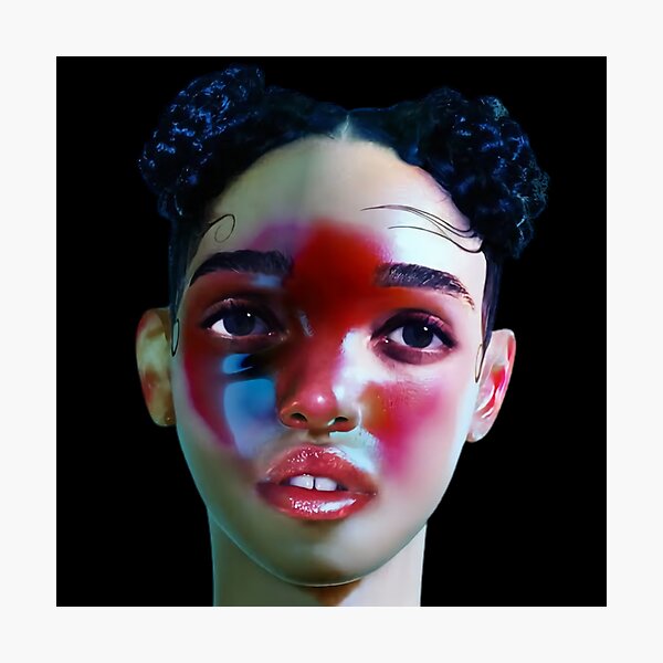 Lámina fotográfica «Caprisongs cara de muñeca pintada Fka Twigs ...