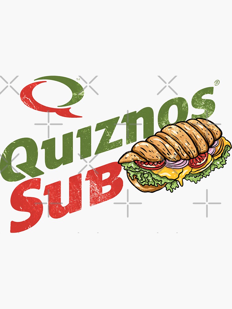 "quiznos sub" Sticker by vasitolon | Redbubble