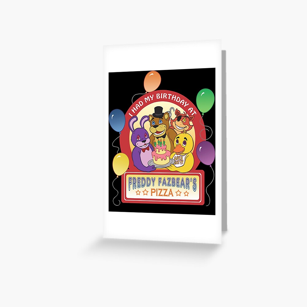 "Five Things You Need To Know About Freddy Fazbear Today" Greeting Card ...