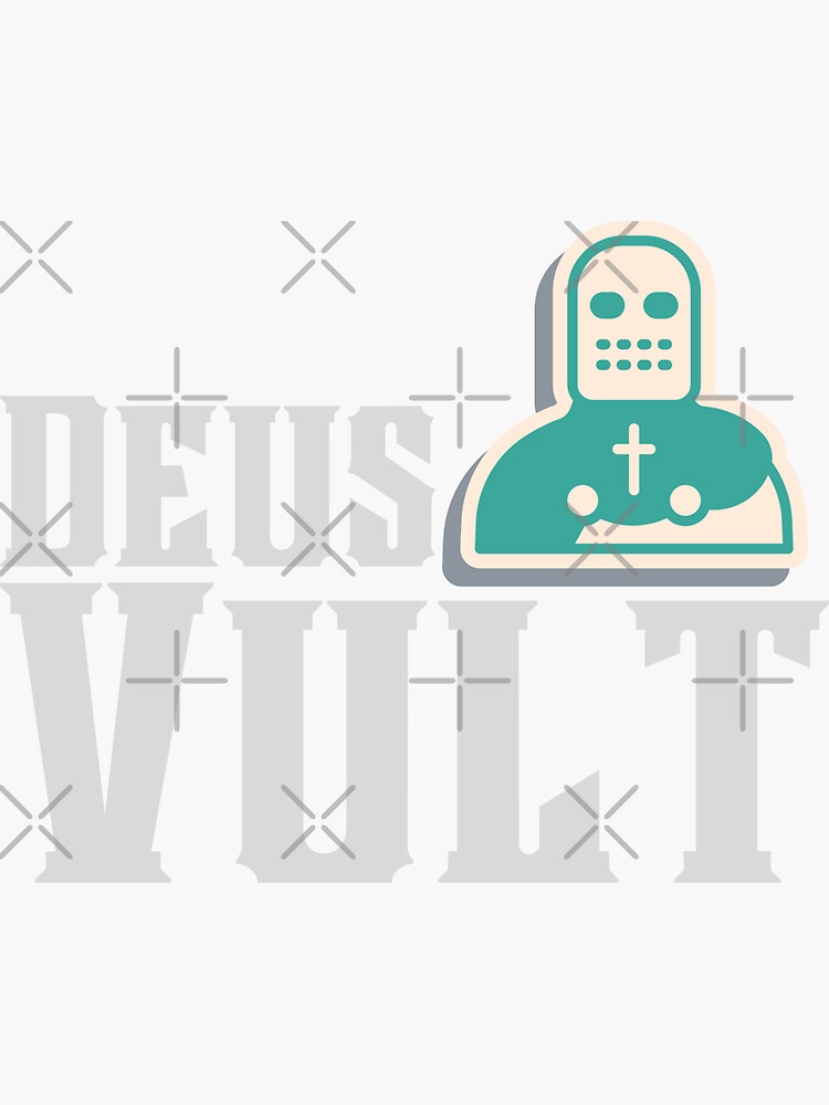 "Deus Vult Paladin" Sticker by PlanBesser | Redbubble