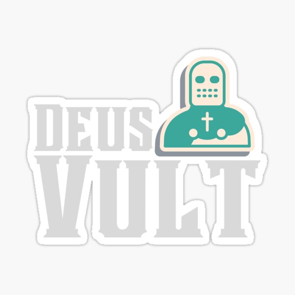 "Deus Vult Paladin" Sticker by PlanBesser | Redbubble