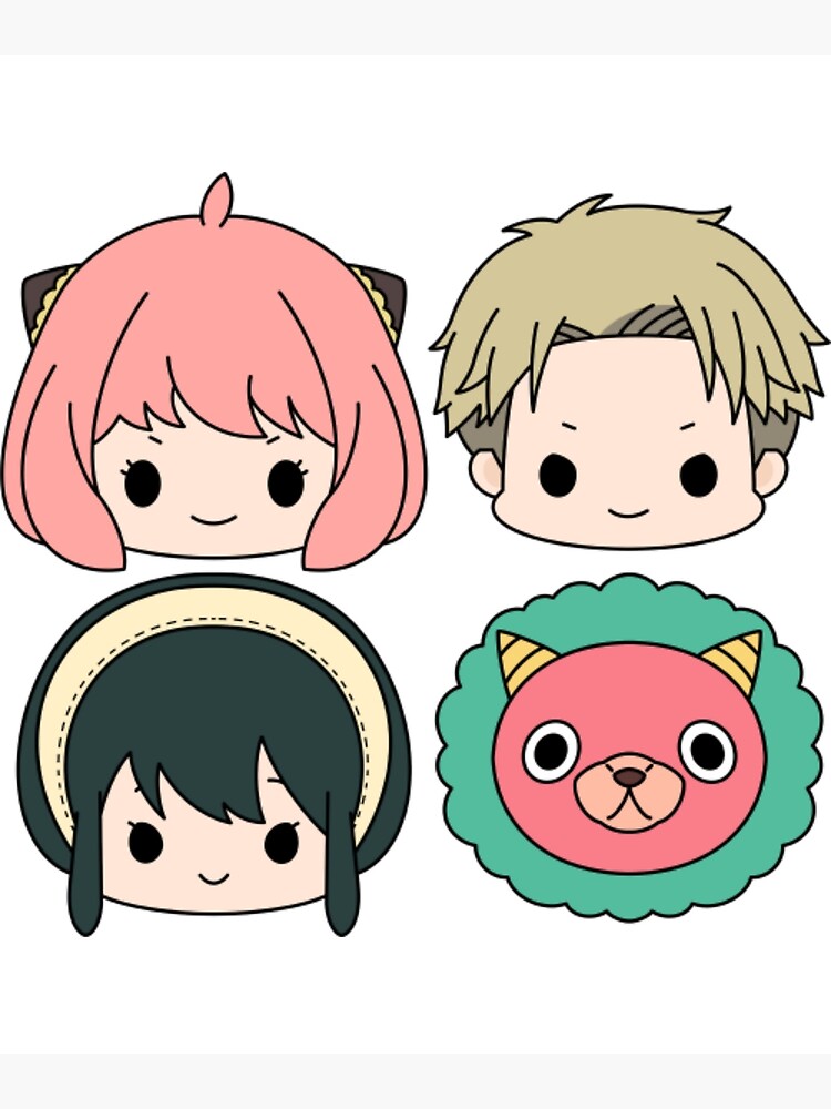 "SPY x FAMILY - Chibi Set" Art Print for Sale by CarolosTardif | Redbubble