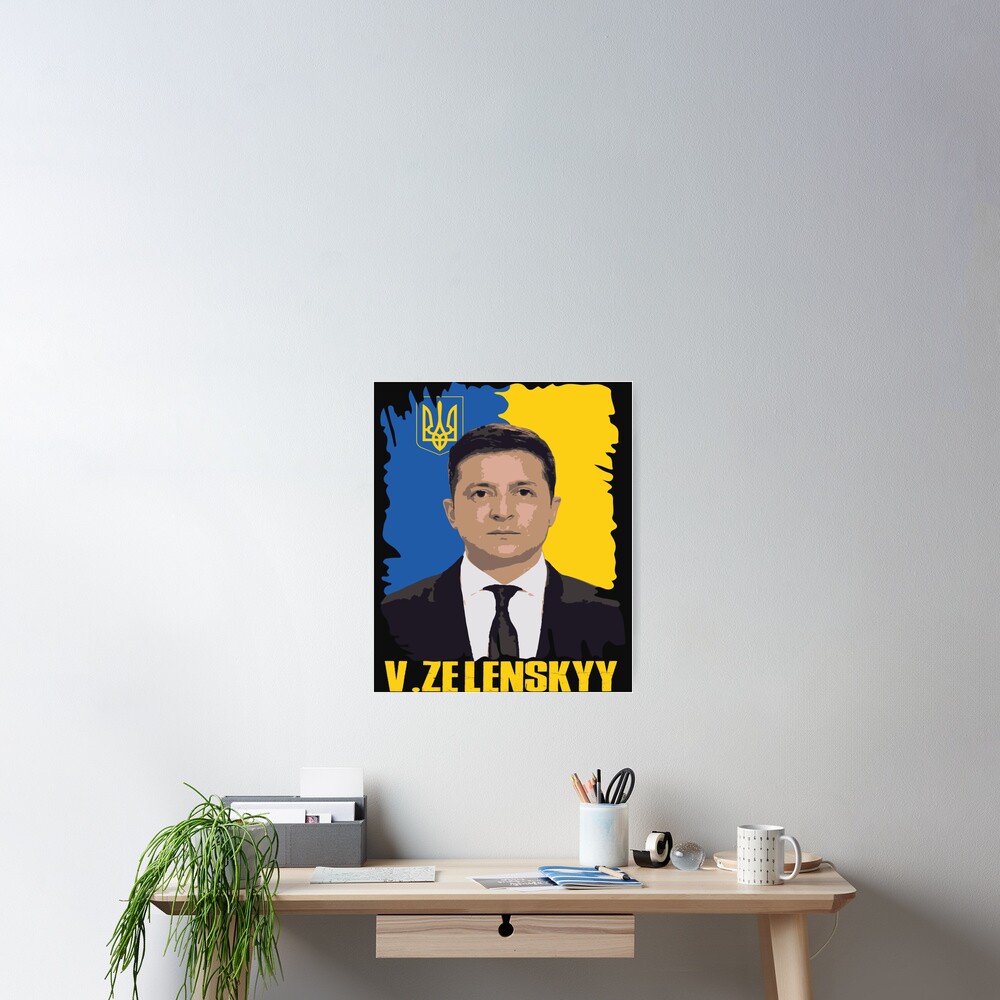 "Volodymyr Zelinsky " Poster for Sale by BOSSGRIND1304 | Redbubble