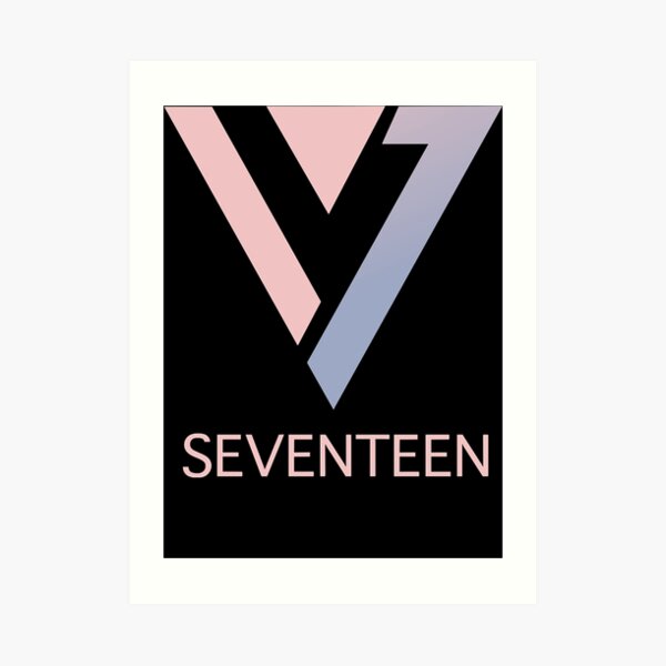 "Seventeen KPOP SVT Carats Logo Design" Art Print for Sale by ...
