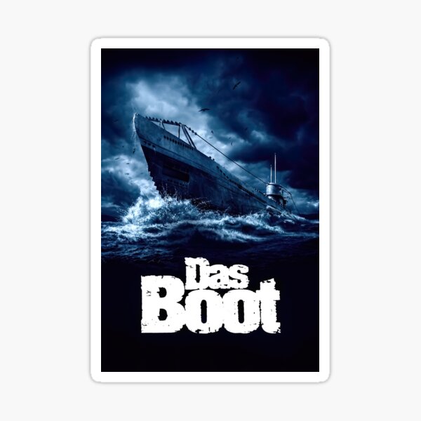 "Das Boot" Sticker by CineRestored | Redbubble