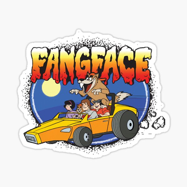 "Fangface " Sticker for Sale by JuanCal6128511 | Redbubble