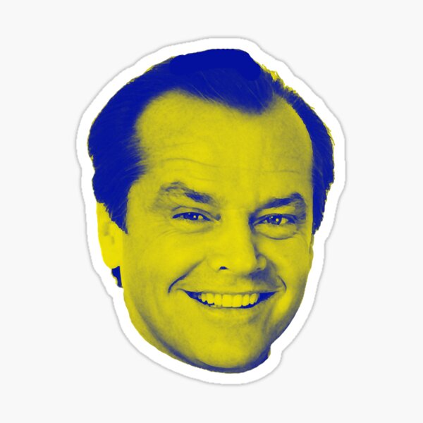 "Jack Nicholson " Sticker by SierraR6990899 | Redbubble