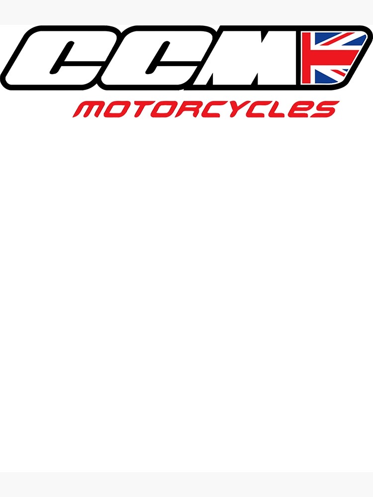 "CCM Motorcycles British Logo" Poster for Sale by SharonAnn1 | Redbubble