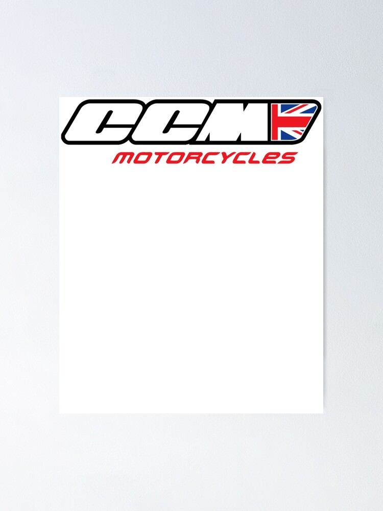 "CCM Motorcycles British Logo" Poster for Sale by SharonAnn1 | Redbubble
