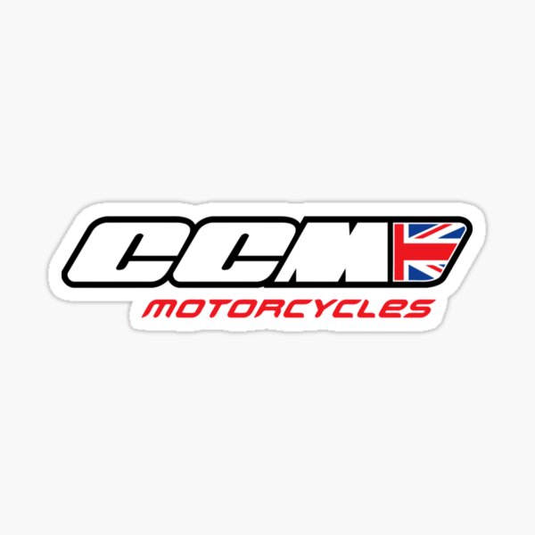 "CCM Motorcycles British Logo" Sticker by SharonAnn1 | Redbubble