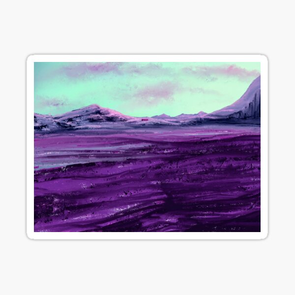 "A Sunset Someplace Safe" Sticker by Aboogart | Redbubble