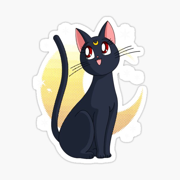 "Luna Luna " Sticker by Phillip5304638 | Redbubble