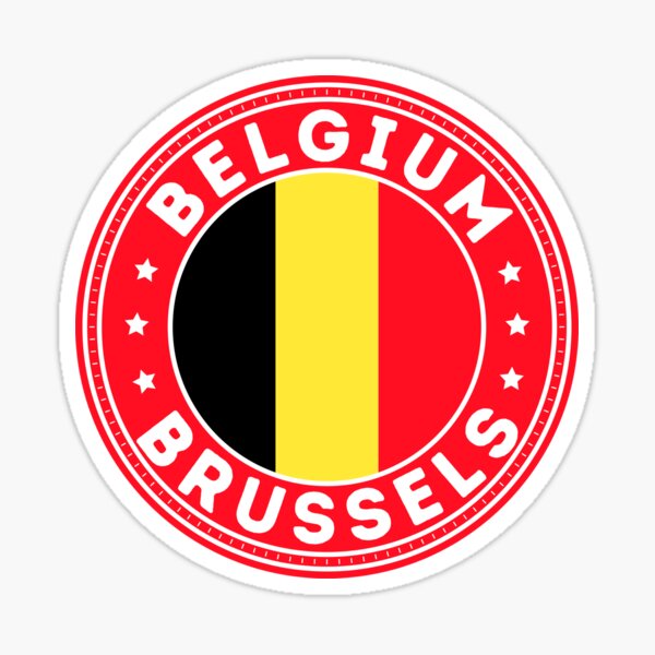"Brussels National Flag" Sticker by worldpopulation | Redbubble