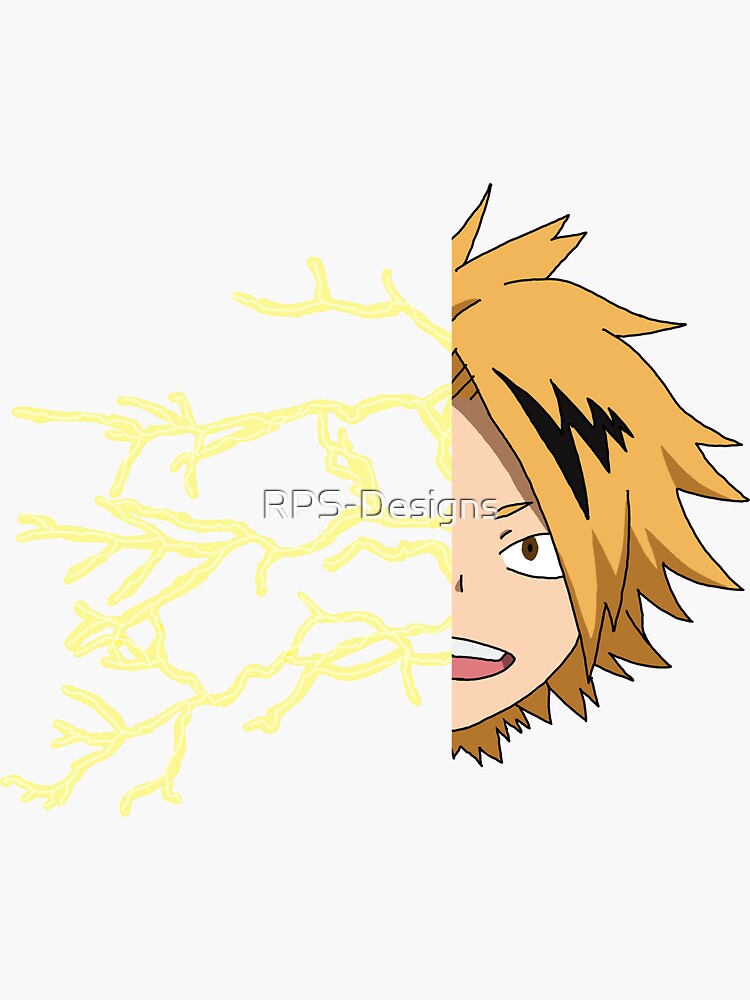 "Denki/electric " Sticker by RPS-Designs | Redbubble