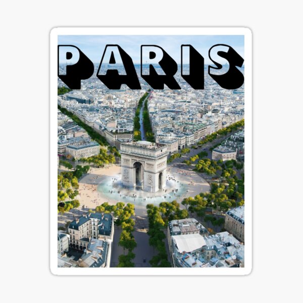"Paris Copy" Sticker by SpotShopCo | Redbubble