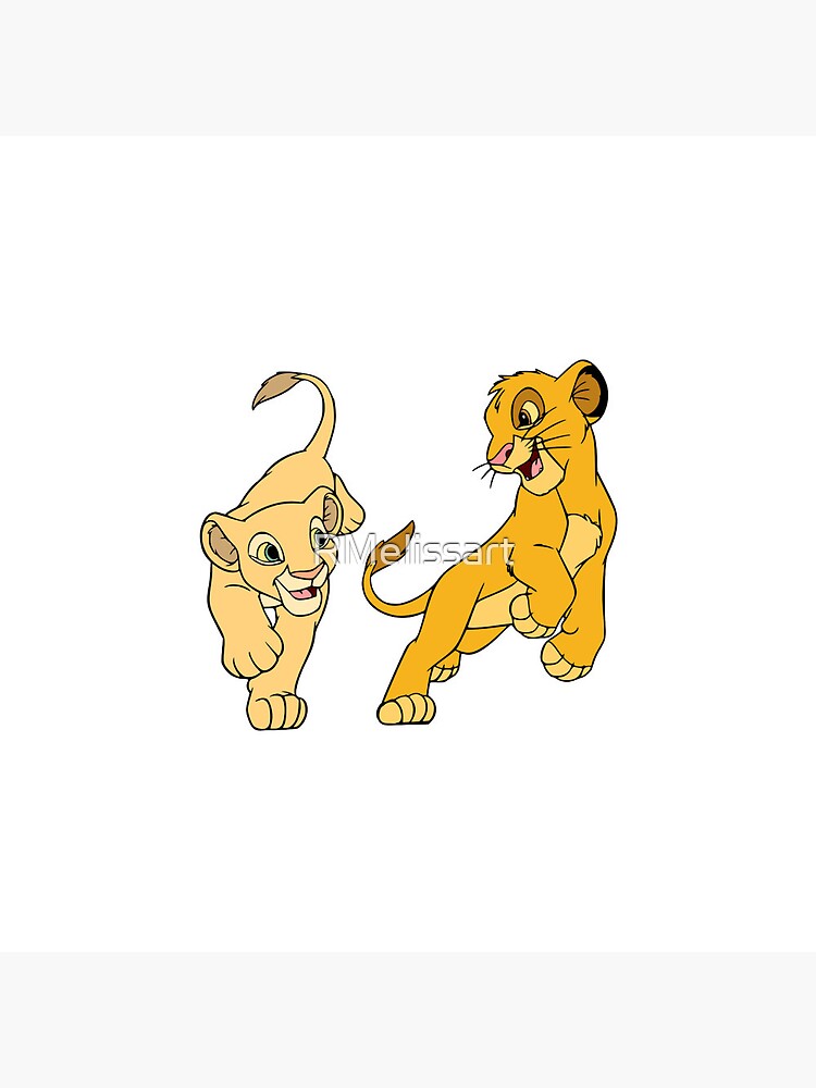 Dibujo De Simba Y Nala Franela El Rey León Nala Y Simba King Niña