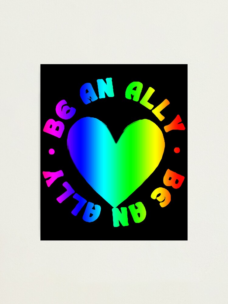 Lámina fotográfica «VINTAGE SER UN CORAZÓN ALIADO, SER UN ALIADO ...