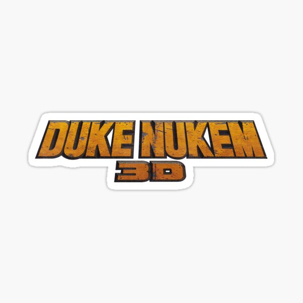"DUKE NUKEM " Sticker by LisaLauer | Redbubble