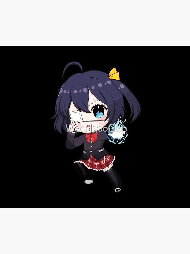 "Rikka Takanashi Chibi" Throw Blanket for Sale by WeeabooClub | Redbubble