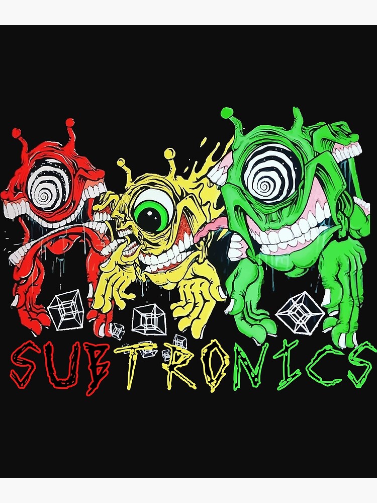 "subtronics cartoon Sticker" Poster for Sale by vickiecfdal | Redbubble