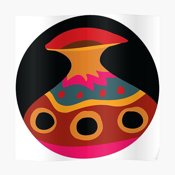 "Indian Pot" Poster for Sale by agraphicartist | Redbubble