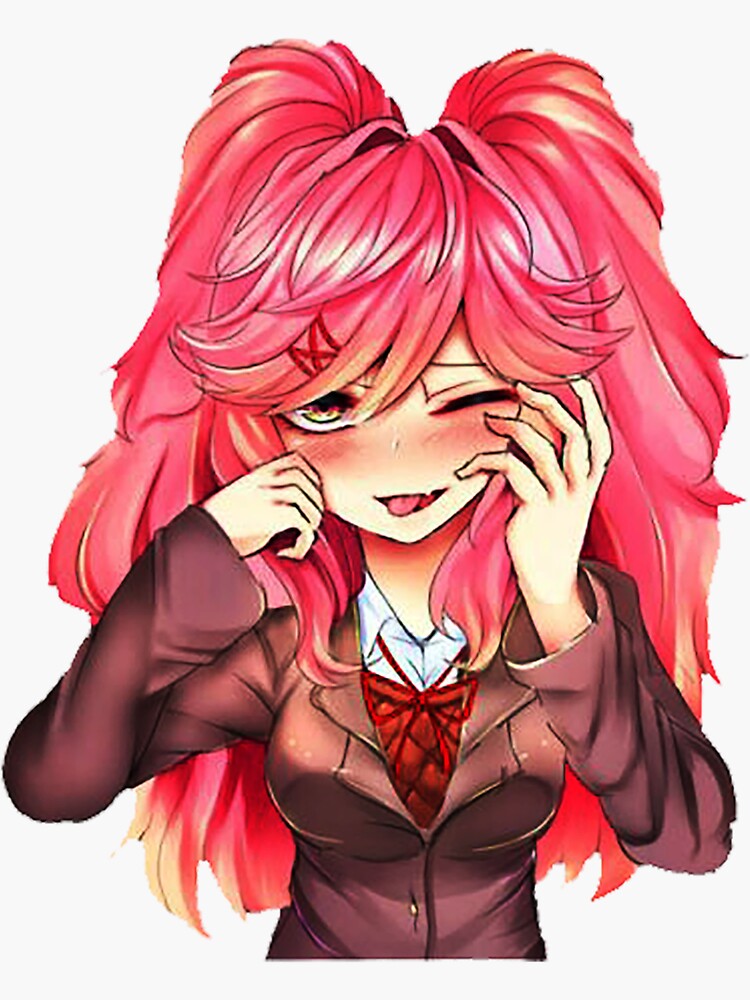 "funny ddlc natsuki" Sticker by RBarthmelissa | Redbubble