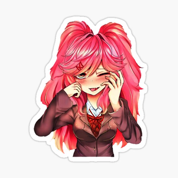 "funny ddlc natsuki" Sticker by RBarthmelissa | Redbubble